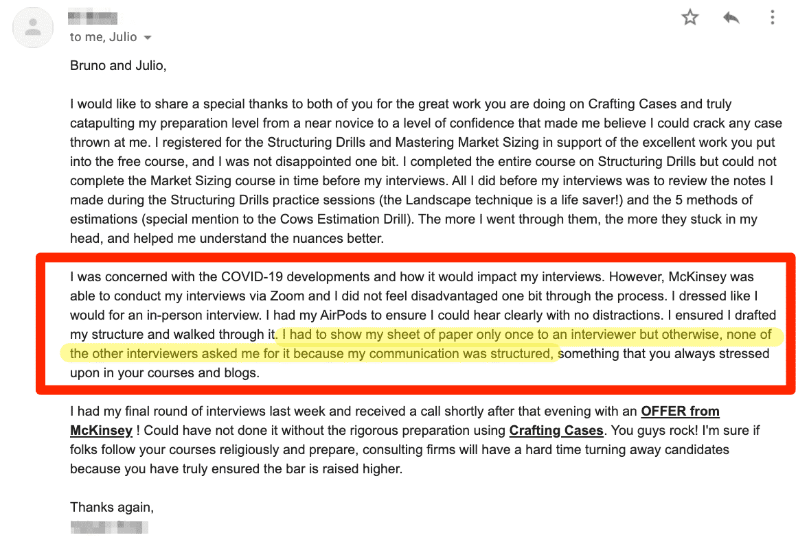 A guide to video conference case interviews – Crafting Cases